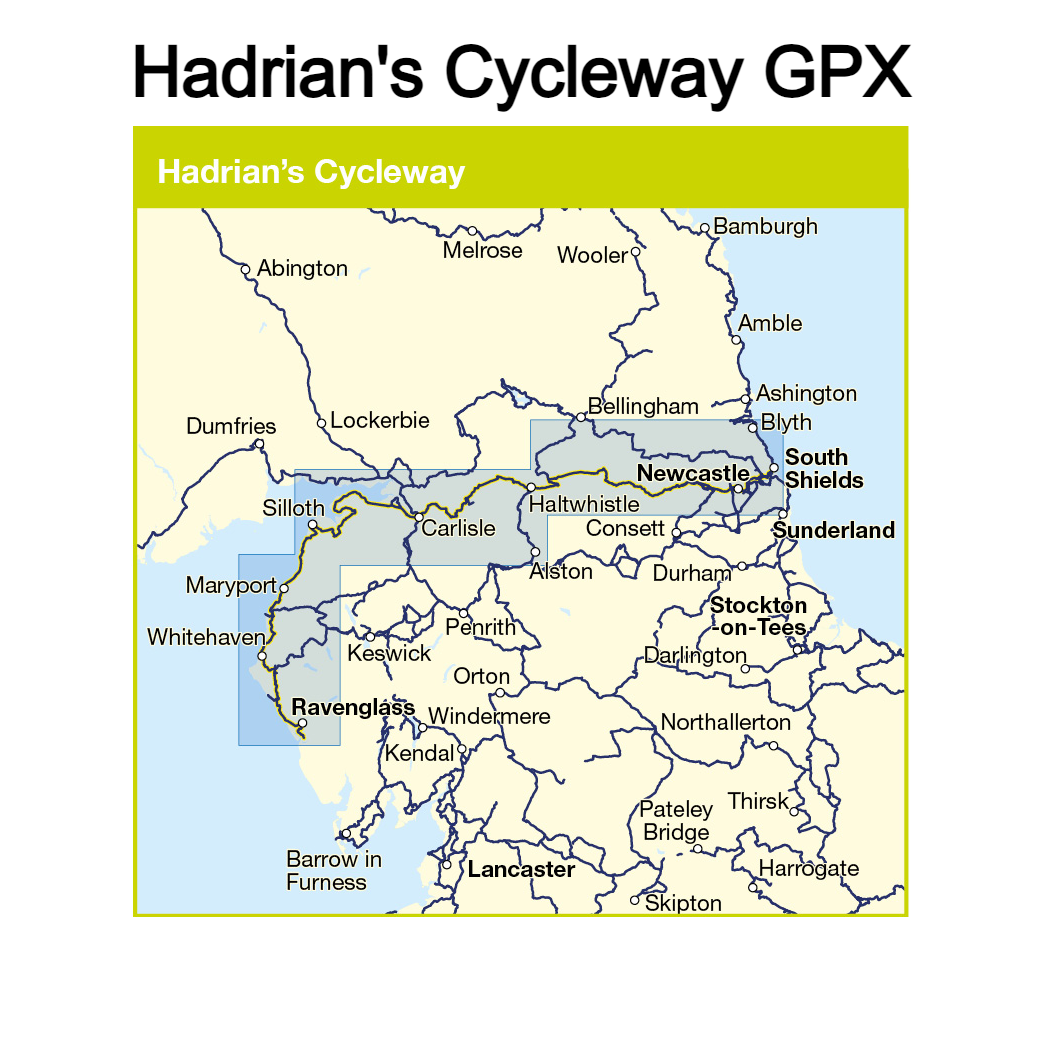 Hadrian's Cycleway GPX (Route 72 - Ravenglass to Southshields) – Walk ...