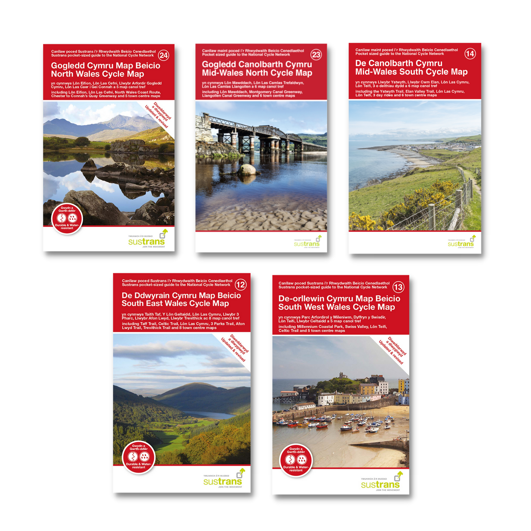 Wales Regional Map Collection | Sustrans Shop – Walk Wheel Cycle Trust Shop