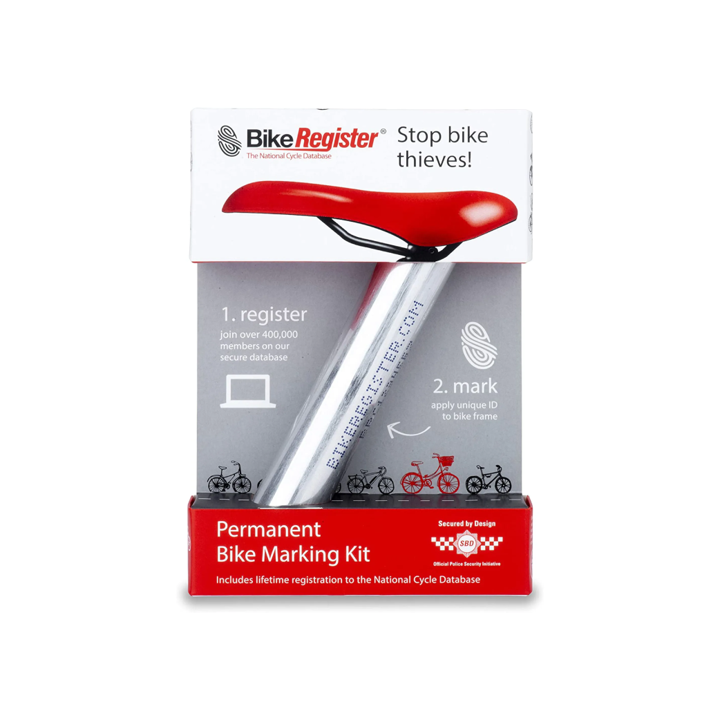 BikeRegister Permanent Marking Kit – Walk Wheel Cycle Trust Shop
