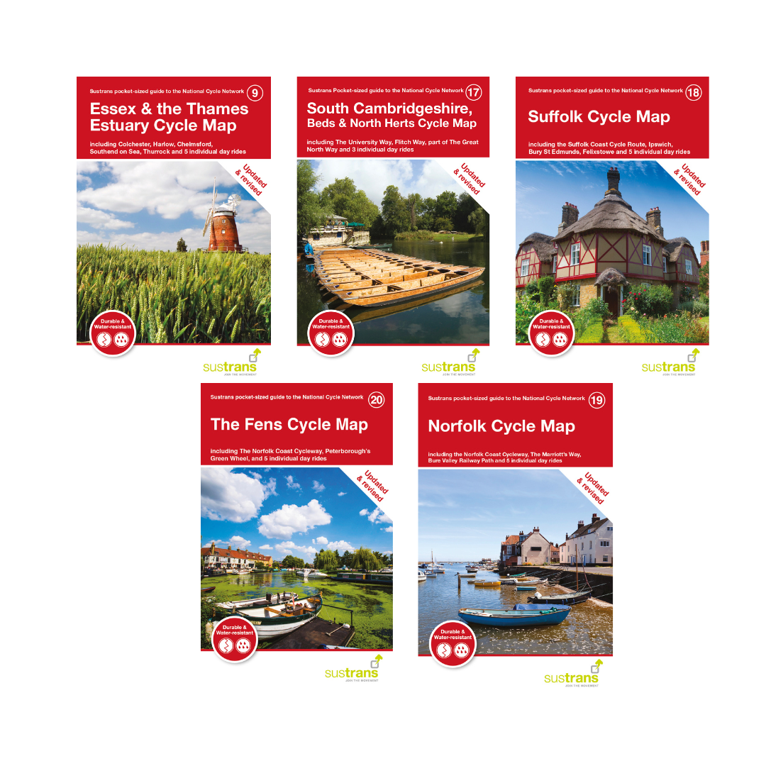 East England Regional Map Collection – Walk Wheel Cycle Trust Shop