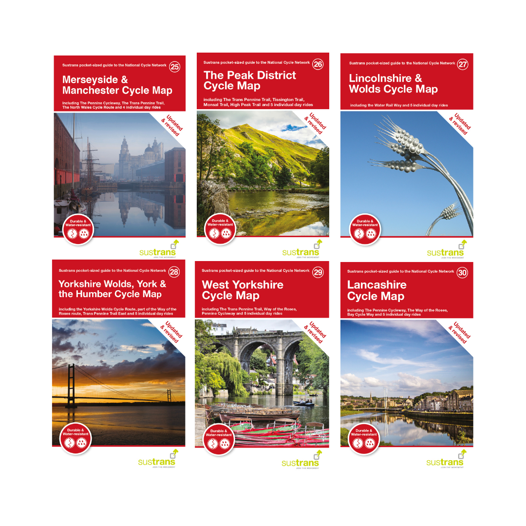 North of England Regional Cycle Map Collection – Walk Wheel Cycle Trust ...