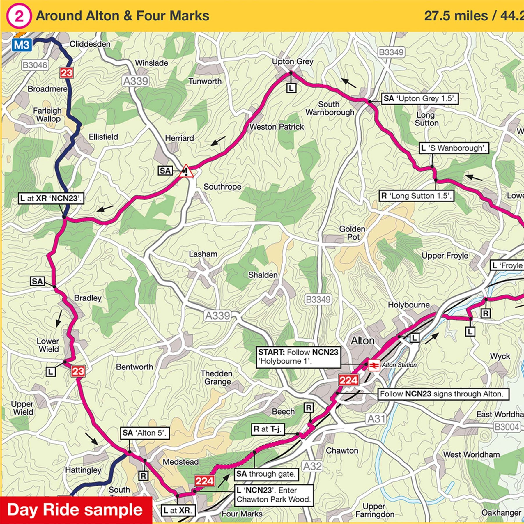 Hampshire & the Isle of Wight Cycle Map (6) – Walk Wheel Cycle Trust Shop