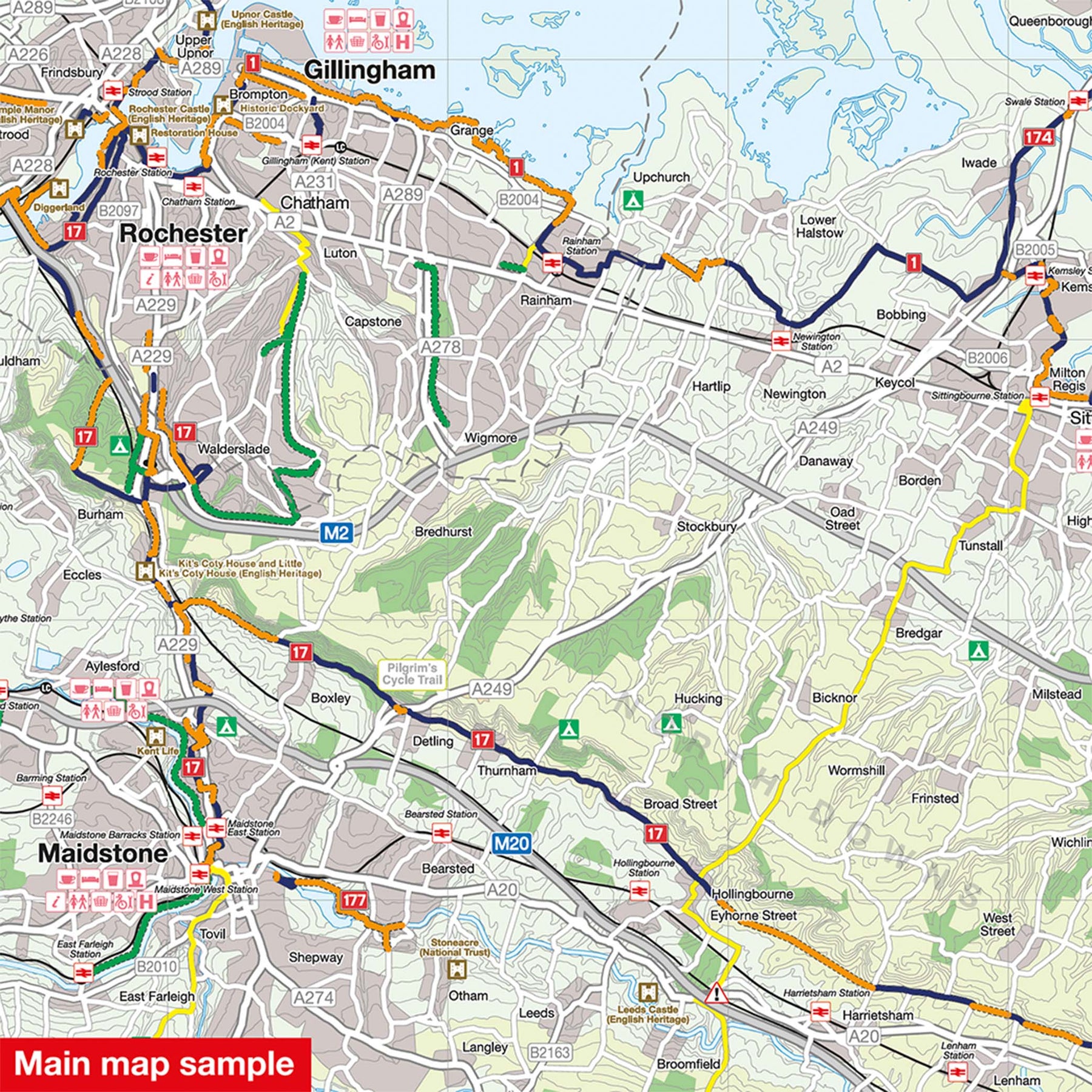 Kent Cycle Map (8) – Walk Wheel Cycle Trust Shop