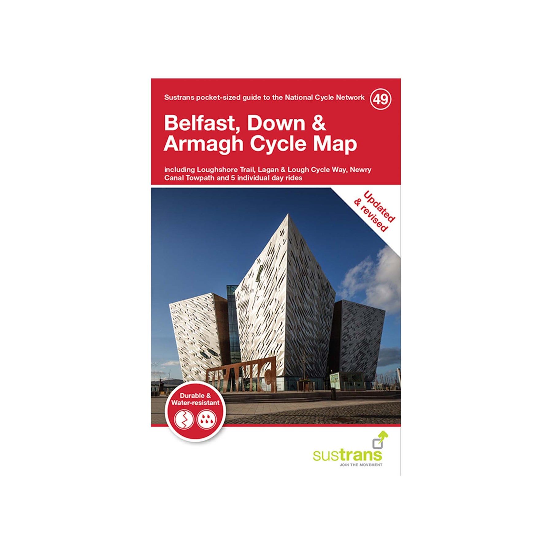 Belfast, Down & Armagh Cycle Map (49) – Walk Wheel Cycle Trust Shop