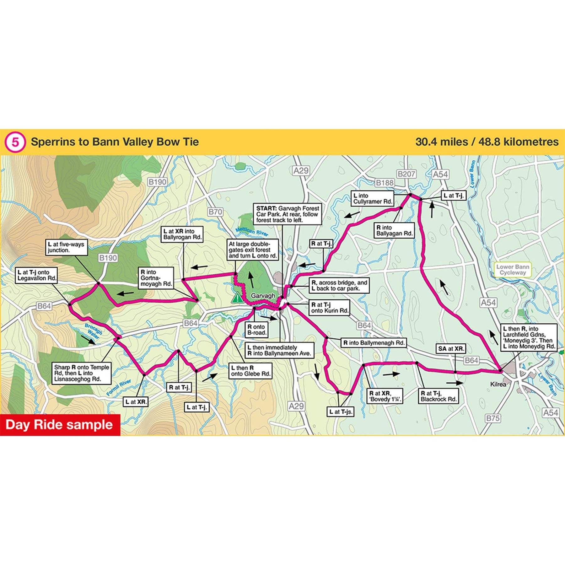 The Causeway Coast & Glens Cycle Map (52) – Walk Wheel Cycle Trust Shop
