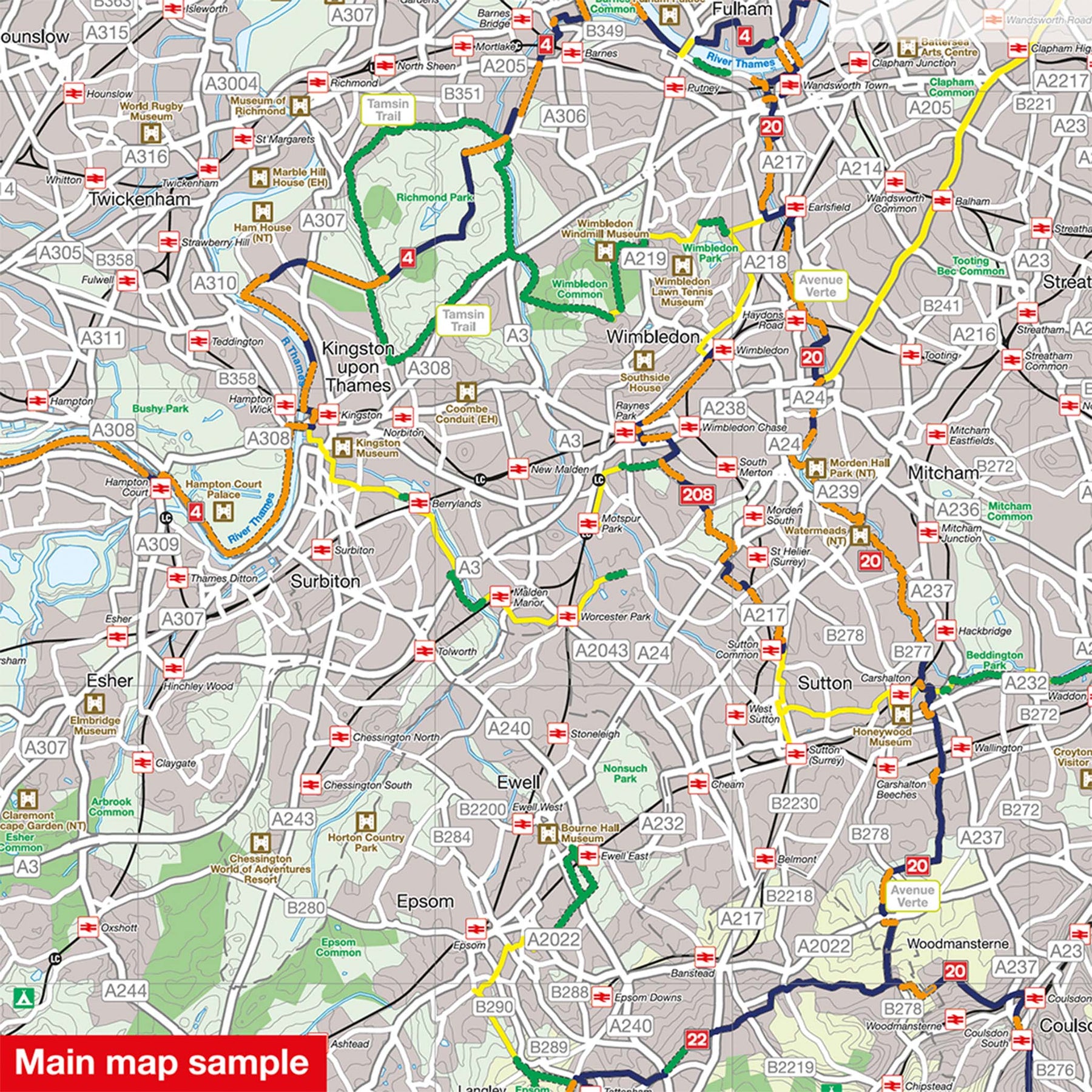 London Cycle Map (53) | Walk Wheel Cycle Trust Shop (previously Sustrans)